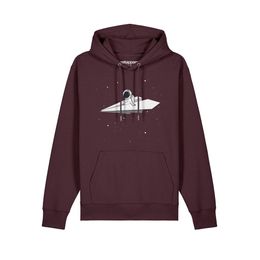 Watapparel Sweatshirt ' Fly me to the moon ' male Red size XL