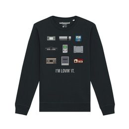 Watapparel Sweatshirt ' Videogames ' Herren Gr&ouml;&szlig;e S mischfarben / schwarz