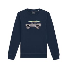Watapparel Sweatshirt ' Surf Pickup ' male Blue size XXL