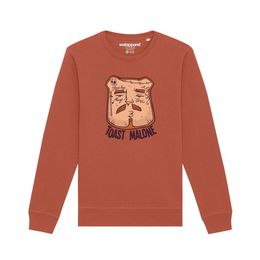 Watapparel Sweatshirt ' Toast Malone ' male Brown size XS
