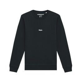 Watapparel Sweatshirt ' Nope ' Herren Gr&ouml;&szlig;e XXXL schwarz / wei&szlig;