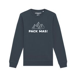 Watapparel Sweatshirt ' Pack mas! ' male Grey size XL
