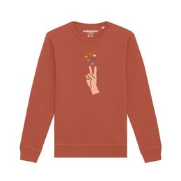 Watapparel Sweatshirt ' Spread love ' male Brown size L