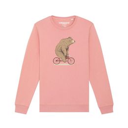 Watapparel Sweatshirt 'Fahrradb&auml;r' Herren Gr&ouml;&szlig;e M rosa