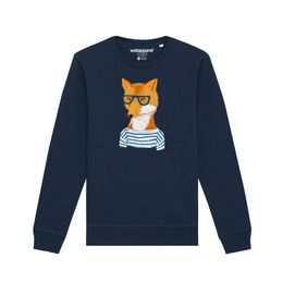 Watapparel Sweatshirt 'Fuchs' male Blue size S