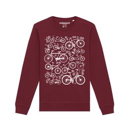 Watapparel Sweatshirt ' Fahrr&auml;der ' male Red size XXL