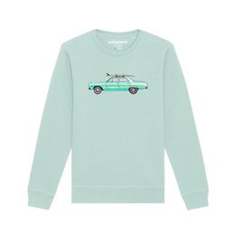 Watapparel Sweatshirt ' Surf Car ' male Blue size XL