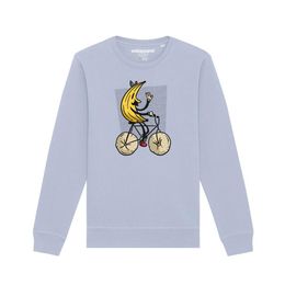 Watapparel Sweatshirt ' Banana Rider ' male Blue size XS