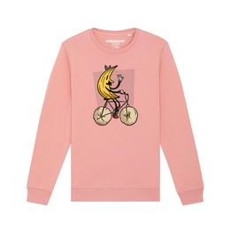 Watapparel Sweatshirt ' Banana Rider ' male Pink size XXL