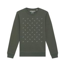 Watapparel Sweatshirt ' Fahrr&auml;der ' male Green size S