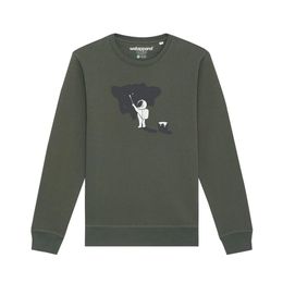 Watapparel Sweatshirt ' Painting space ' male Green size S
