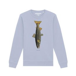 Watapparel Sweatshirt 'Forelle' male Blue size M