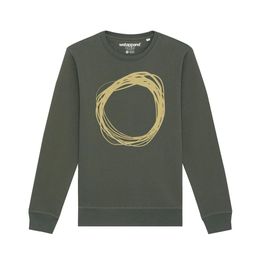 Watapparel Sweatshirt ' Kreis ' female Green size S
