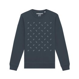 Watapparel Sweatshirt ' Fahrr&auml;der ' male Grey size S