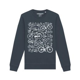 Watapparel Sweatshirt ' Fahrr&auml;der ' male Grey size XXL