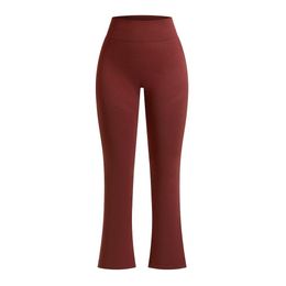 Smilodox Leggings Aylin Scrunch Damen Gr&ouml;&szlig;e L bordeaux