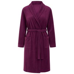 Vivisence Long Bathrobe '5022' female Purple size M