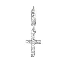 Kuzzoi Earring 'Kreuz' male Silver size One Size