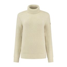 Travelin Pullover 'Coll Boda' Damen Gr&ouml;&szlig;e S ecru / braun