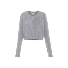 Libbi Pullover Damen Gr&ouml;&szlig;e XS/S hellgrau