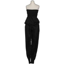 stradivarius Overall oder Jumpsuit Damen Gr&ouml;&szlig;e M Second Hand schwarz