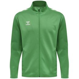 Hummel Athletic Zip-Up Hoodie male Green size XXL