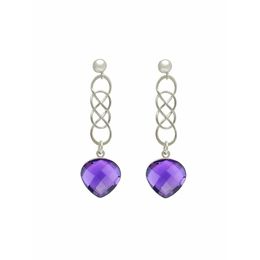 Gemshine Earrings female Purple size One Size