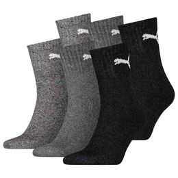 Puma Socken Damen Gr&ouml;&szlig;e 35/38 dunkelgrau / schwarz / wei&szlig;