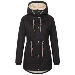 Navahoo Winter Jacket 'Ireliaa' female Black size 3XL