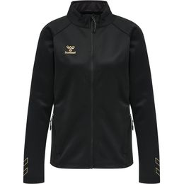 Hummel Athletic Zip-Up Hoodie 'Cima' female Black size XXL
