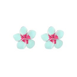 Elli Earrings 'Frangipani Bl&uuml;te' female Mixed colors size One Size
