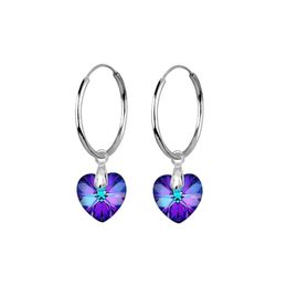 Elli Earrings 'Herz' female Purple size One Size