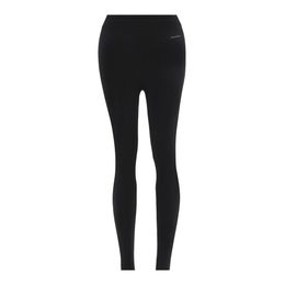 Organication Leggings Damen Gr&ouml;&szlig;e L dunkelgrau / schwarz / offwhite
