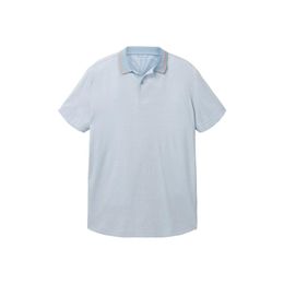 Tom Tailor Poloshirt Herren Gr&ouml;&szlig;e S hellblau / orange / naturwei&szlig;