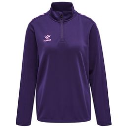 Hummel Sportsweatshirt Damen Gr&ouml;&szlig;e L dunkellila / rosa