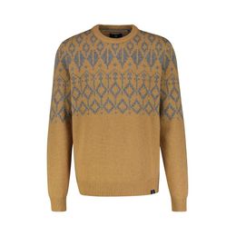 Lerros Pullover Herren Gr&ouml;&szlig;e XL camel / dunkelgrau