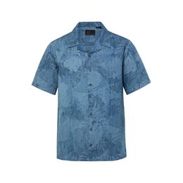 JP1880 Button Up Shirt male Blue size 8XL