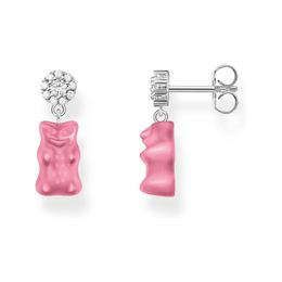 Thomas Sabo Ohrringe Damen Gr&ouml;&szlig;e One Size pink / silber / transparent