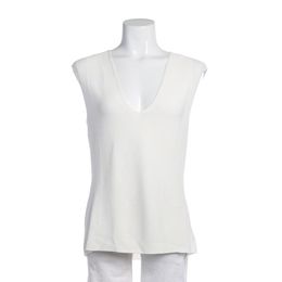 Emporio Armani Top / Seidentop Damen Gr&ouml;&szlig;e M Second Hand wei&szlig;
