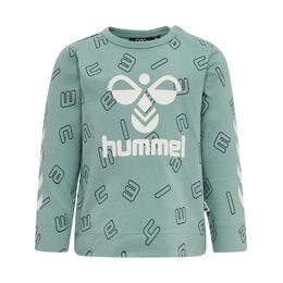 Hummel Shirt 'ATHENS ' Jungen Gr&ouml;&szlig;e 92 blau / taubenblau / grau / wei&szlig;