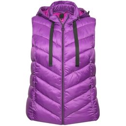 Ulla Popken Vest female Purple size 62-64