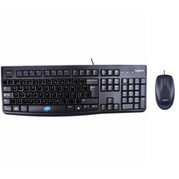 Logitech Tastatur QWERTY Portugiesisch MK120 wired mouse and keyboard kit with preapplied layout stickers