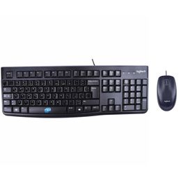 Logitech Tastatur QWERTY Arabisch MK120 wired mouse and keyboard kit with preapplied layout stickers