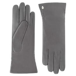 Roeckl Full Finger Gloves 'REGINA' female Grey size 7.5
