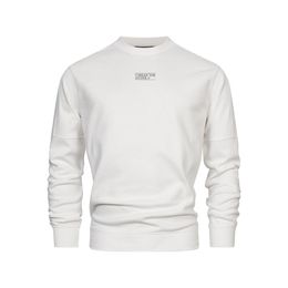 INDICODE Jeans Sweatshirt 'INCliver' male White size XL