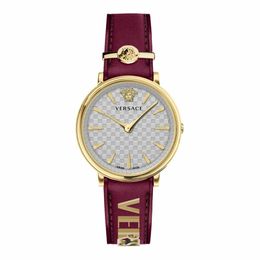 Versace Analog Watch female Gold size One Size