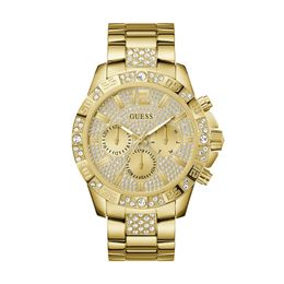 Guess Uhr 'Majestic' Herren Gr&ouml;&szlig;e One Size gold / transparent