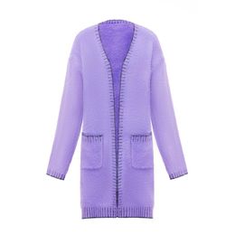 Poomi Knit Cardigan female Purple size XS/S