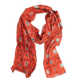 Allg&auml;u Rebell Allg&auml;u Rebell Scarf 'Trachteneleganz' female Red size One Size