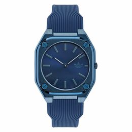 adidas originals Analog Watch 'City Tech Thin' female Blue size One Size